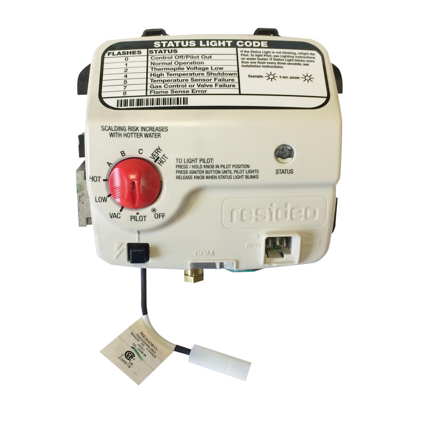 Free Shipping! Reliance Propane Control Valve Thermostat - Walmart.com ...