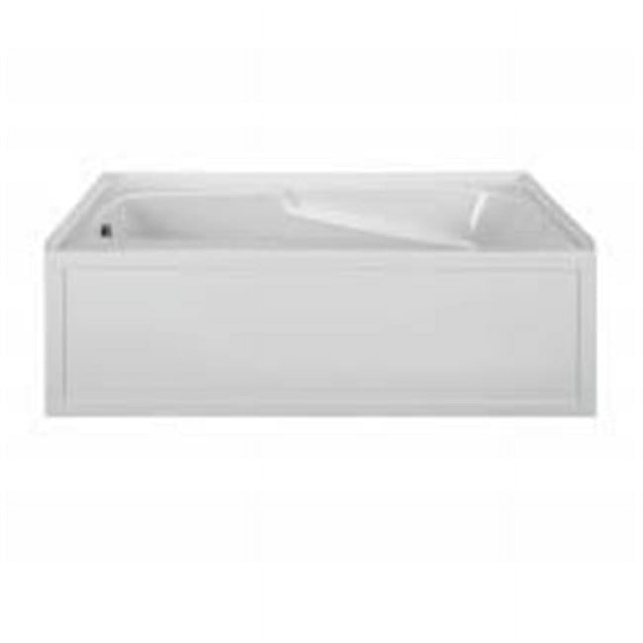 Reliance R6032AISCA-B Integral Skirted End Drain Air Bathtub, Biscuit ...