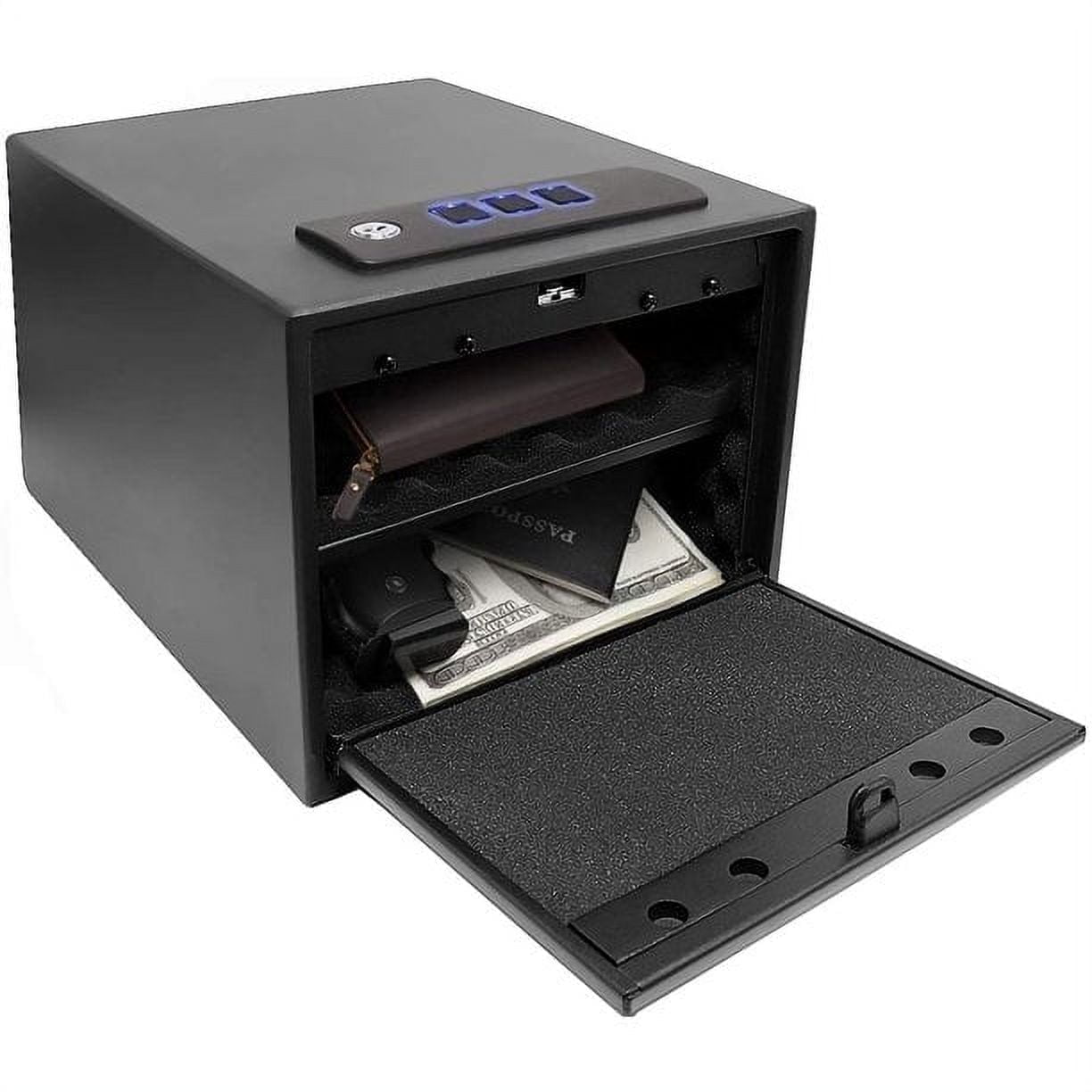 Reliancer 0.55 Cu.ft. Small Home Ammo Fire Pistol Safe, Electronic ...