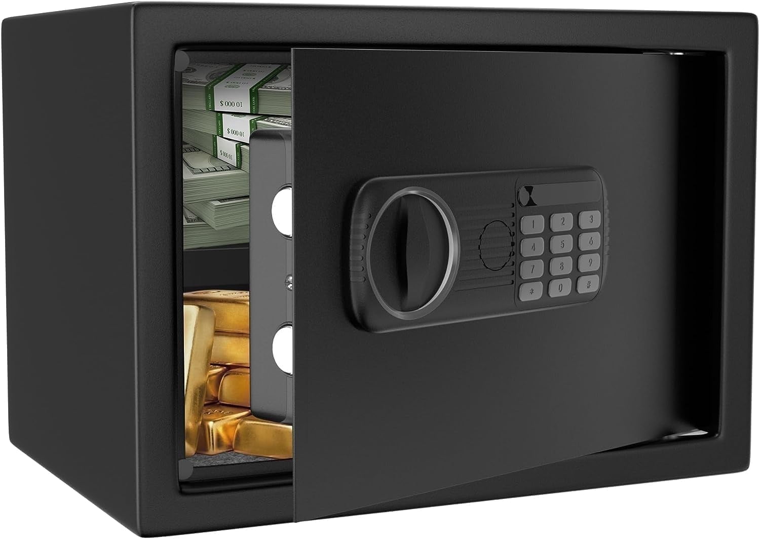 Reliancer 0.8 Cu.ft Home Safe, Electronic Security Lock Box Safes with ...
