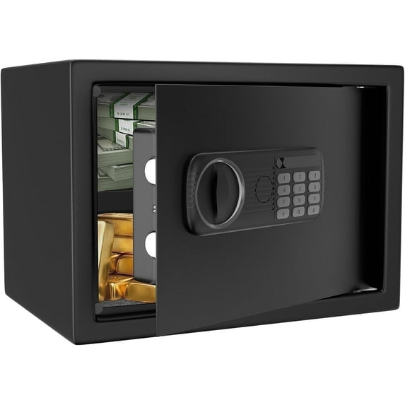 Reliancer 0.8 Cu.ft Home Safe, Electronic Security Lock Box Safes with ...