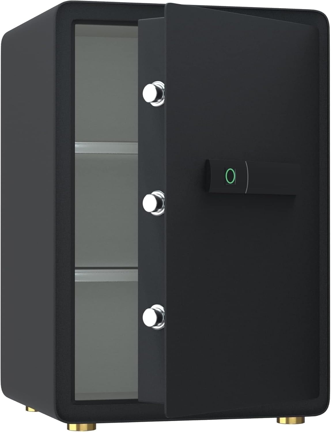 Reliancer 3.4 Cu.ft Biometric Fingerprint Safe Box with Sensor Light ...