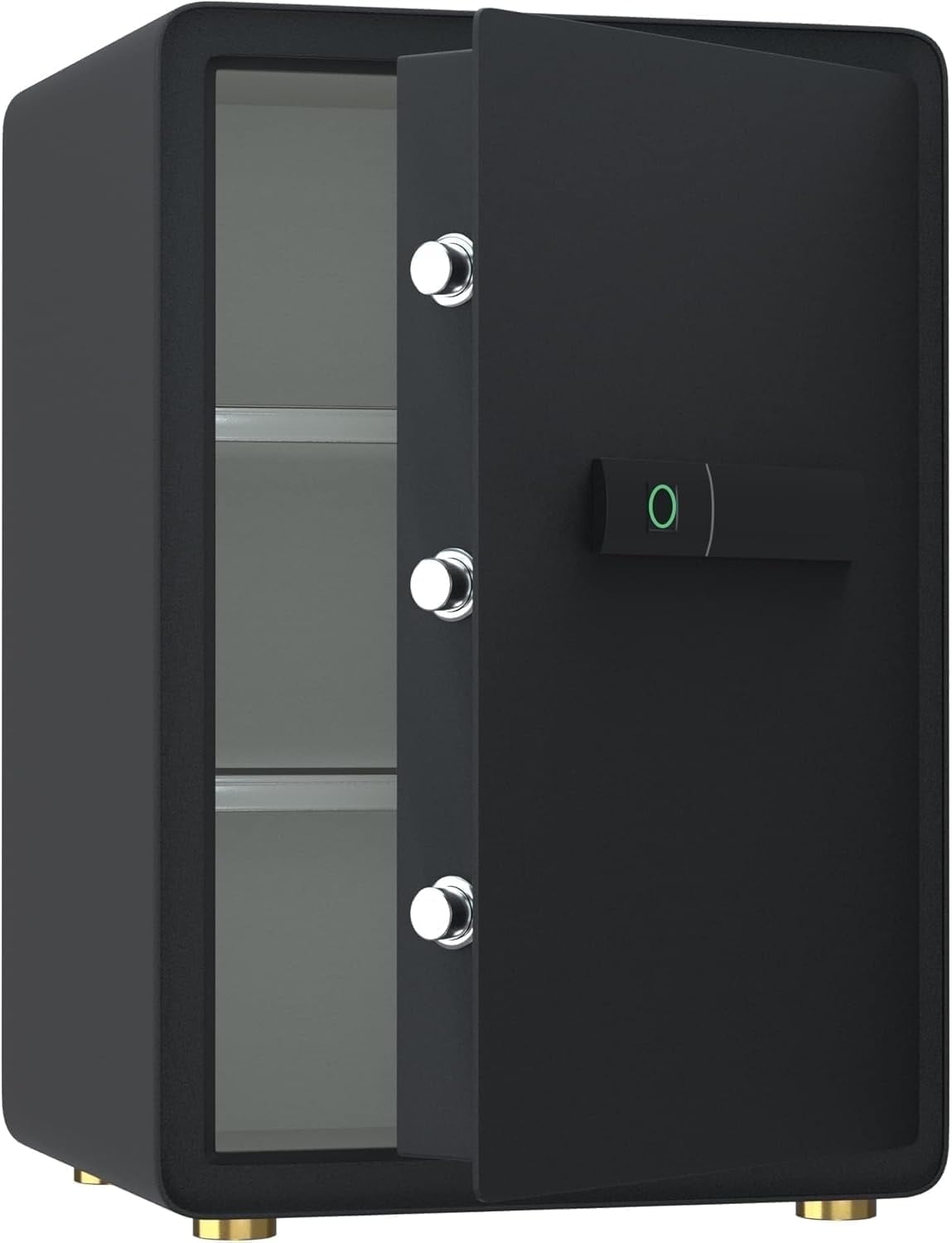 Reliancer 3.4 Cu.ft Biometric Fingerprint Safe Box with Sensor Light ...