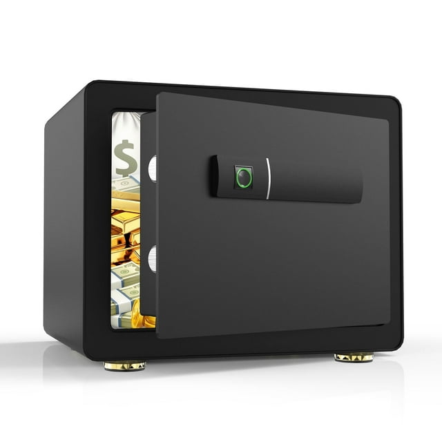 Reliancer 0.9 Cubic Feet Biometric Safe with Auto-Open Fingerprint ...