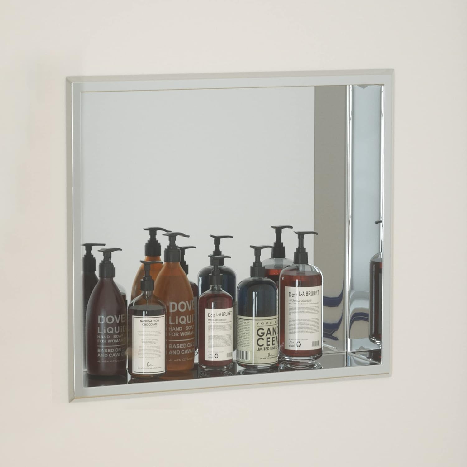 Reliancer Recessed Shower Niche Insert Stainless Steel, Square ...