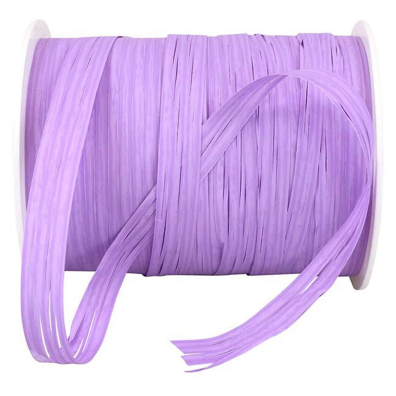 Reliant Ribbon - 16017-120-15C, Raffia 2 Rd Ribbon, Lavender, 3/8 Inch ...
