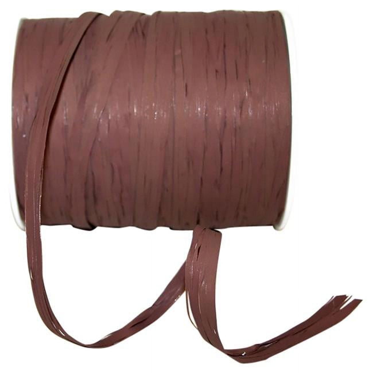 Reliant Ribbon - 16033-092-15C, Raffia Venice Rd Ribbon, Brown, 3/8 ...