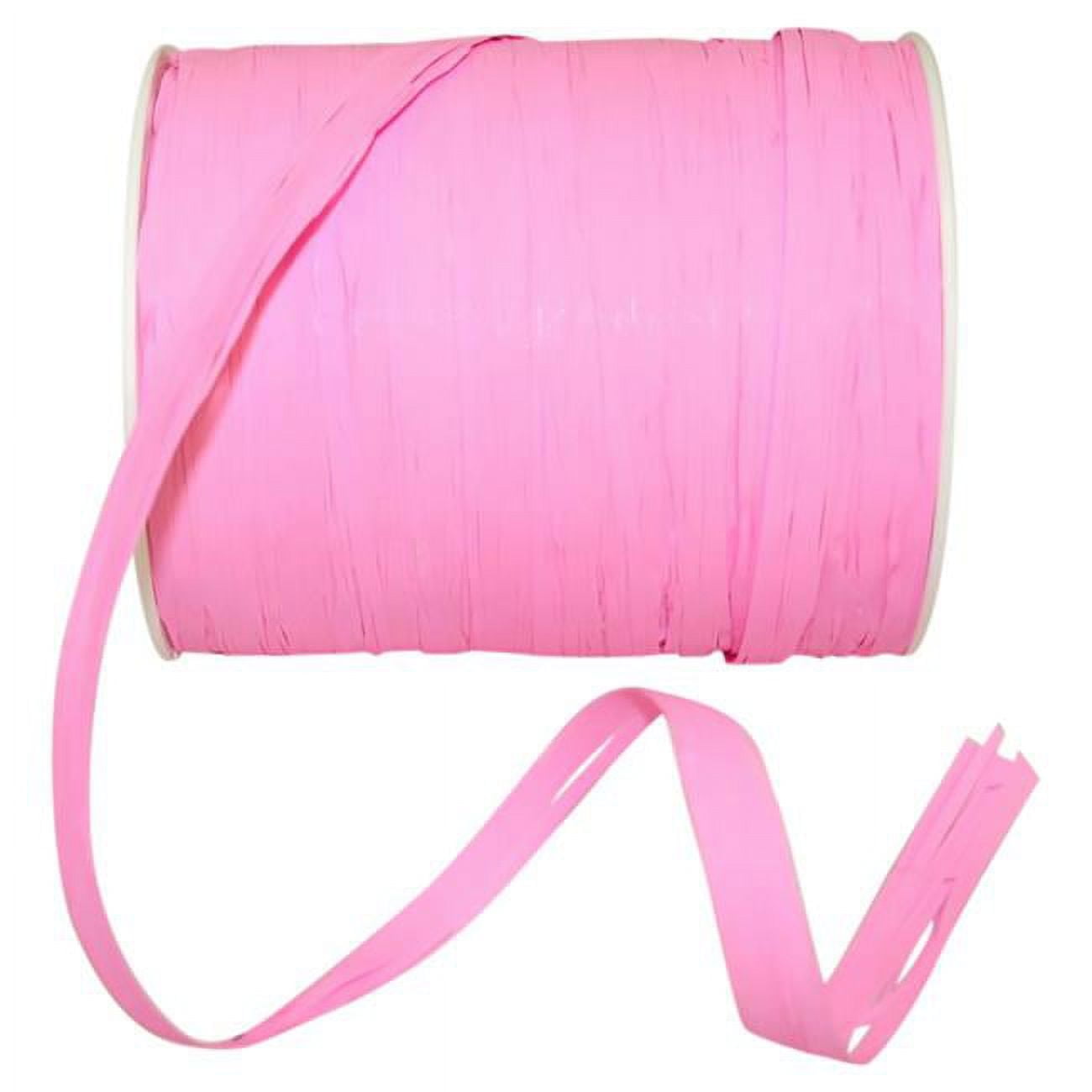 Reliant Ribbon - 16033-904-15C, Raffia Venice Rd Ribbon, Hot Pink, 3/8 ...
