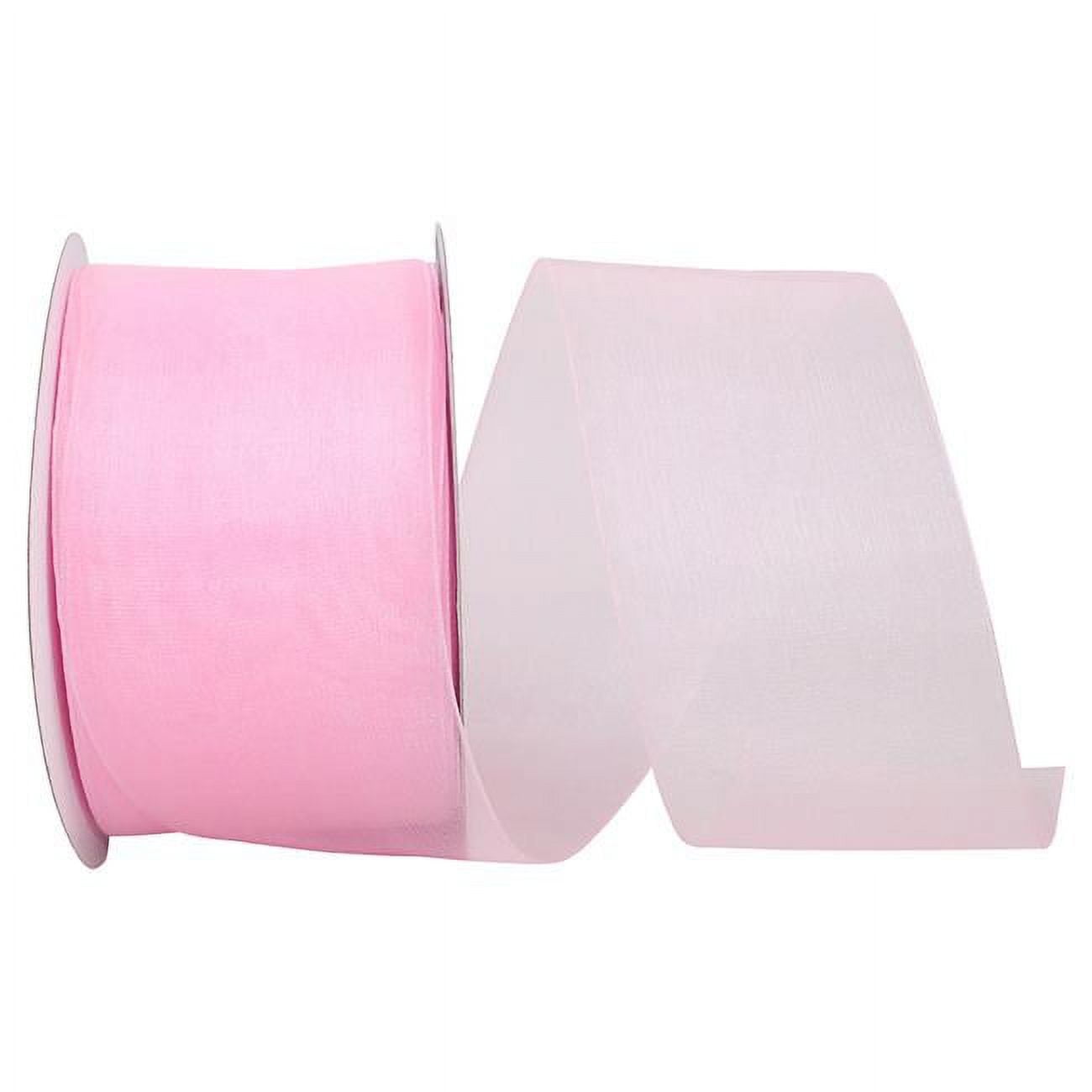 Reliant Ribbon - 25621-117-40K, Sheer With Filiment Edges Ribbon, Light ...