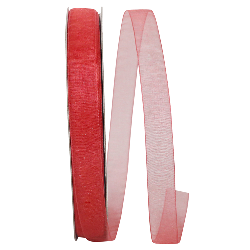 Reliant Ribbon - 25621-720-03C, Sheer With Filiment Edges Ribbon ...