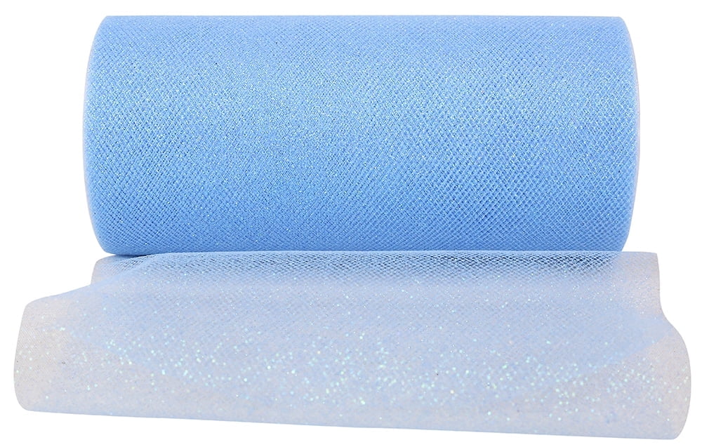 Reliant Ribbon - 25623-052-25J, Glitter Tulle Sparkle Ribbon, Light ...