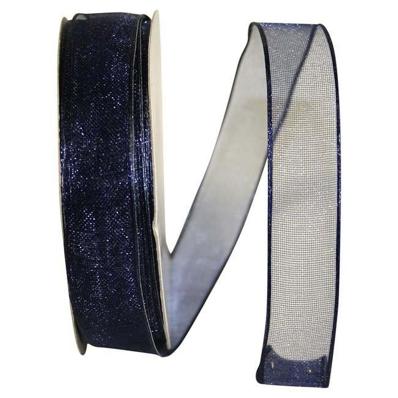 Reliant Ribbon - 25733W-055-03J, Woven Sheer Luxury Wired Edge Ribbon ...