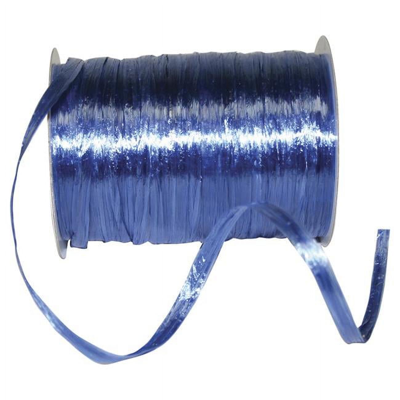 Reliant Ribbon - 25769-050-01C, Raffia Prime - Pearl Ribbon, Royal, 1/4 ...