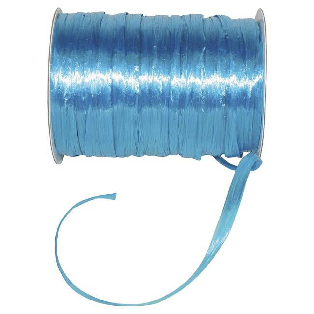 Reliant Ribbon - 25769-077-01C, Raffia Prime - Pearl Ribbon, Aqua, 1/4 ...
