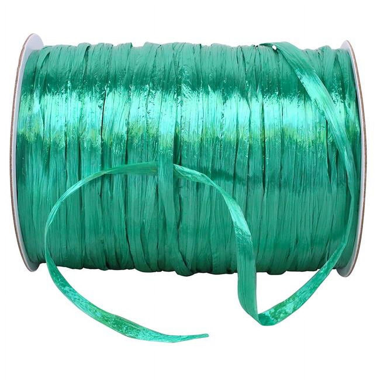 Reliant Ribbon - 25769-585-01C, Raffia Prime - Pearl Ribbon, Kelly, 1/4 ...