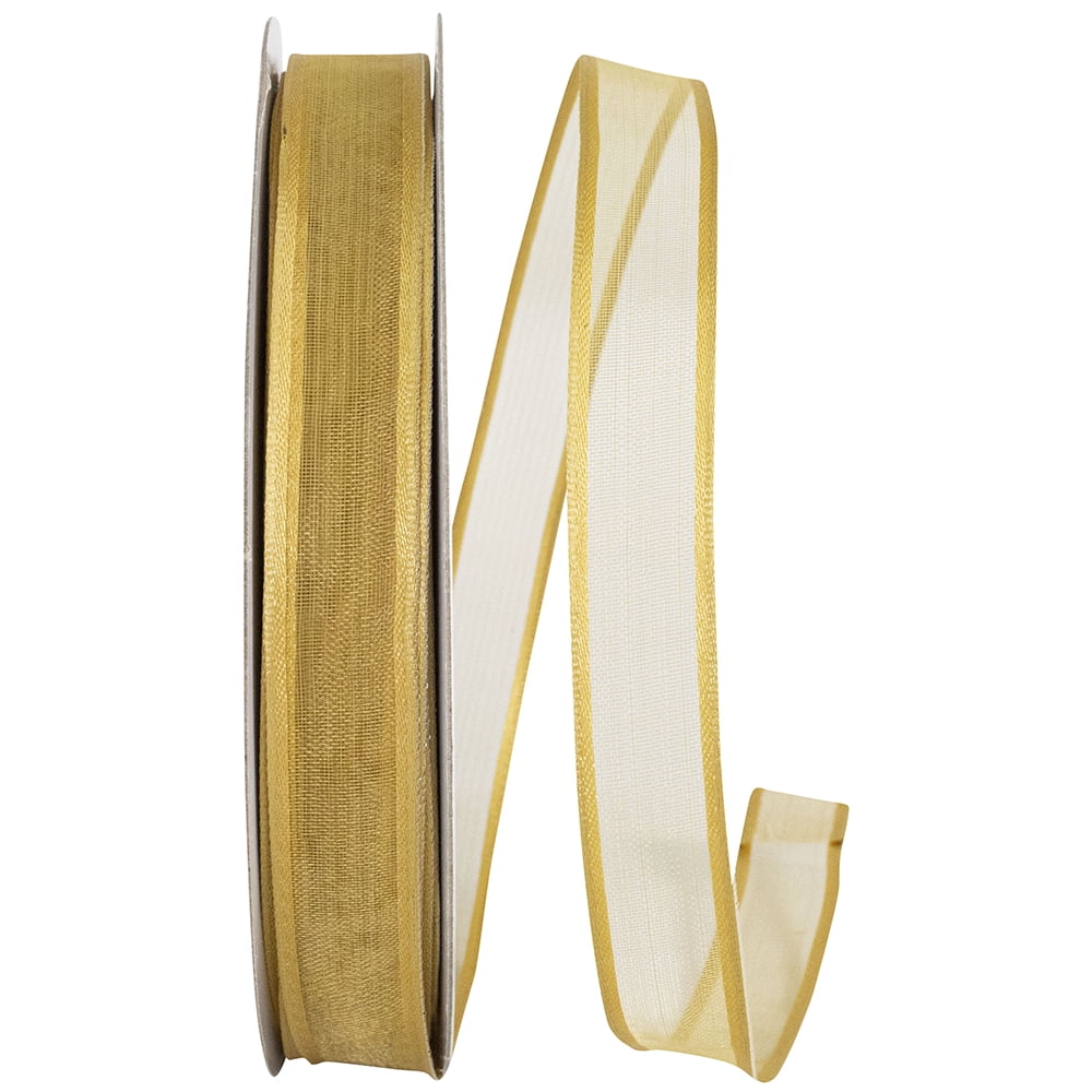 Reliant Ribbon - 25771W-928-03K, Ribbon, Old Gold, 5/8 Inch, 50 Yards ...