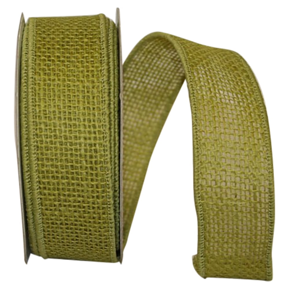 Reliant Ribbon - 3221M-041-09F, Burlap Colored Wired Edge Ribbon ...
