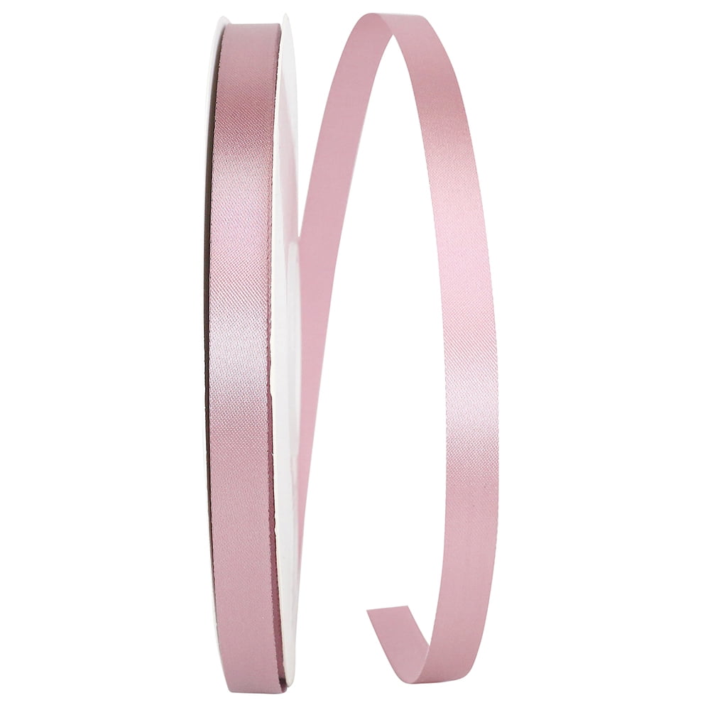 Reliant Ribbon - 4700-422-15C, Single Face Satin Charm Sfs Ribbon, Rose ...