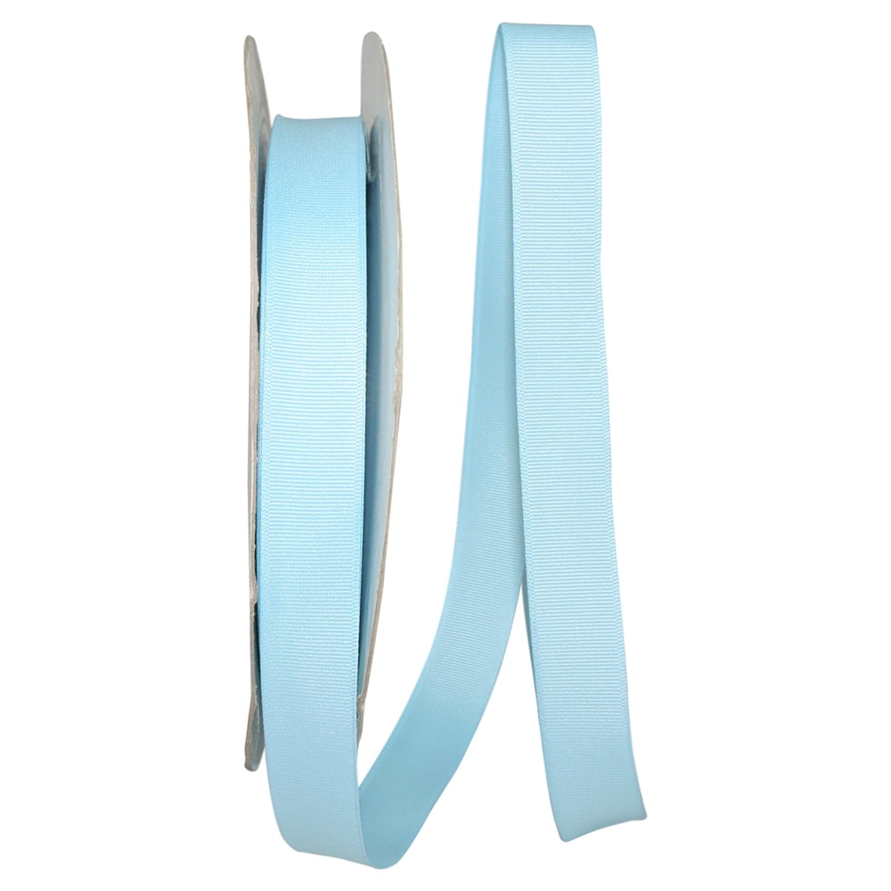 Reliant Ribbon - 4900-052-05C, Grosgrain Style Ribbon, Light Blue, 7/8 ...