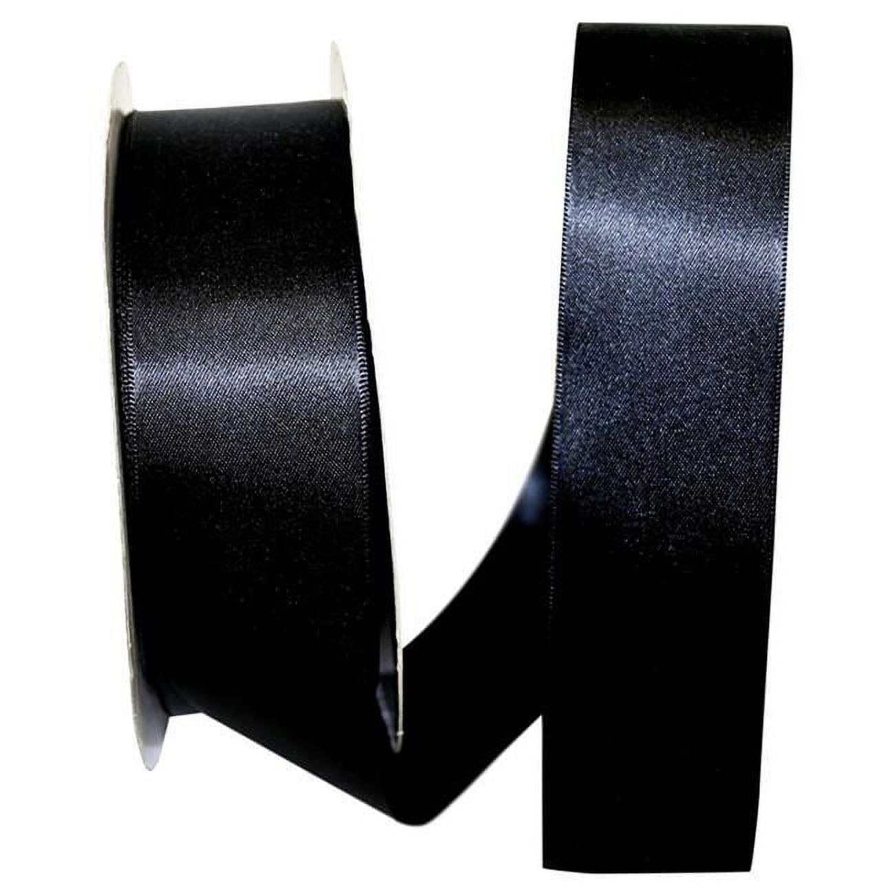 Reliant Ribbon - 4950-031-09K, Double Face Satin - Dfs Ribbon, Black, 1 ...