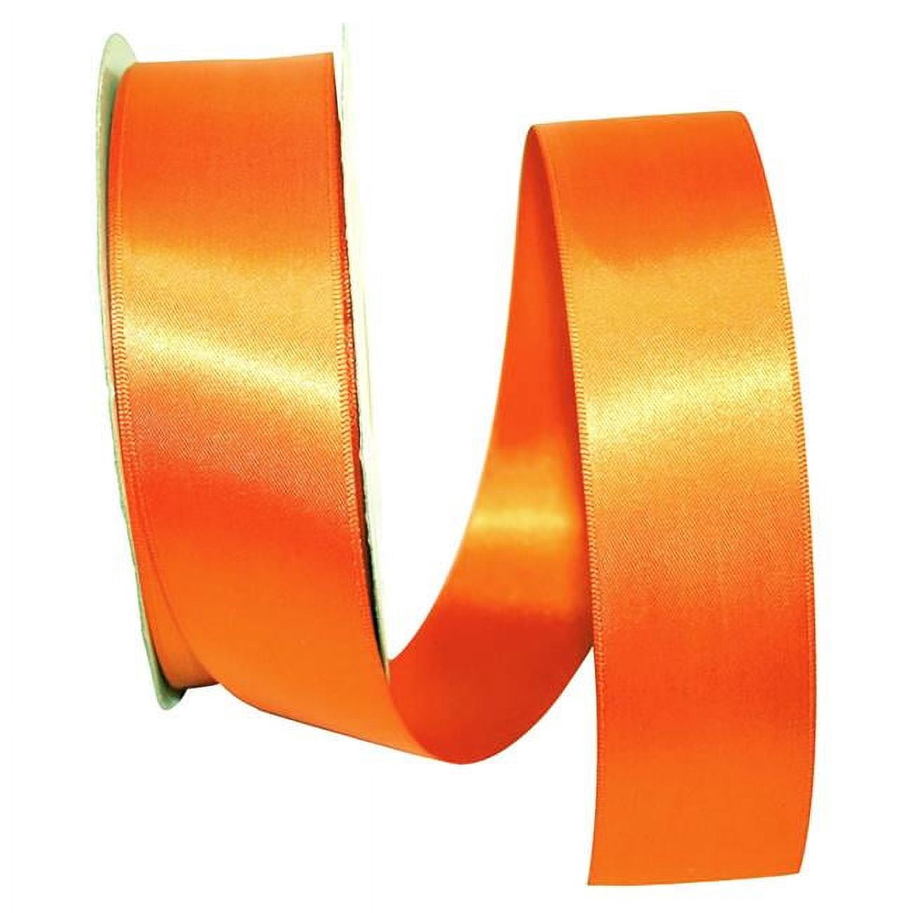 Reliant Ribbon - 4950-058-09K, Double Face Satin - Dfs Ribbon, Orange ...