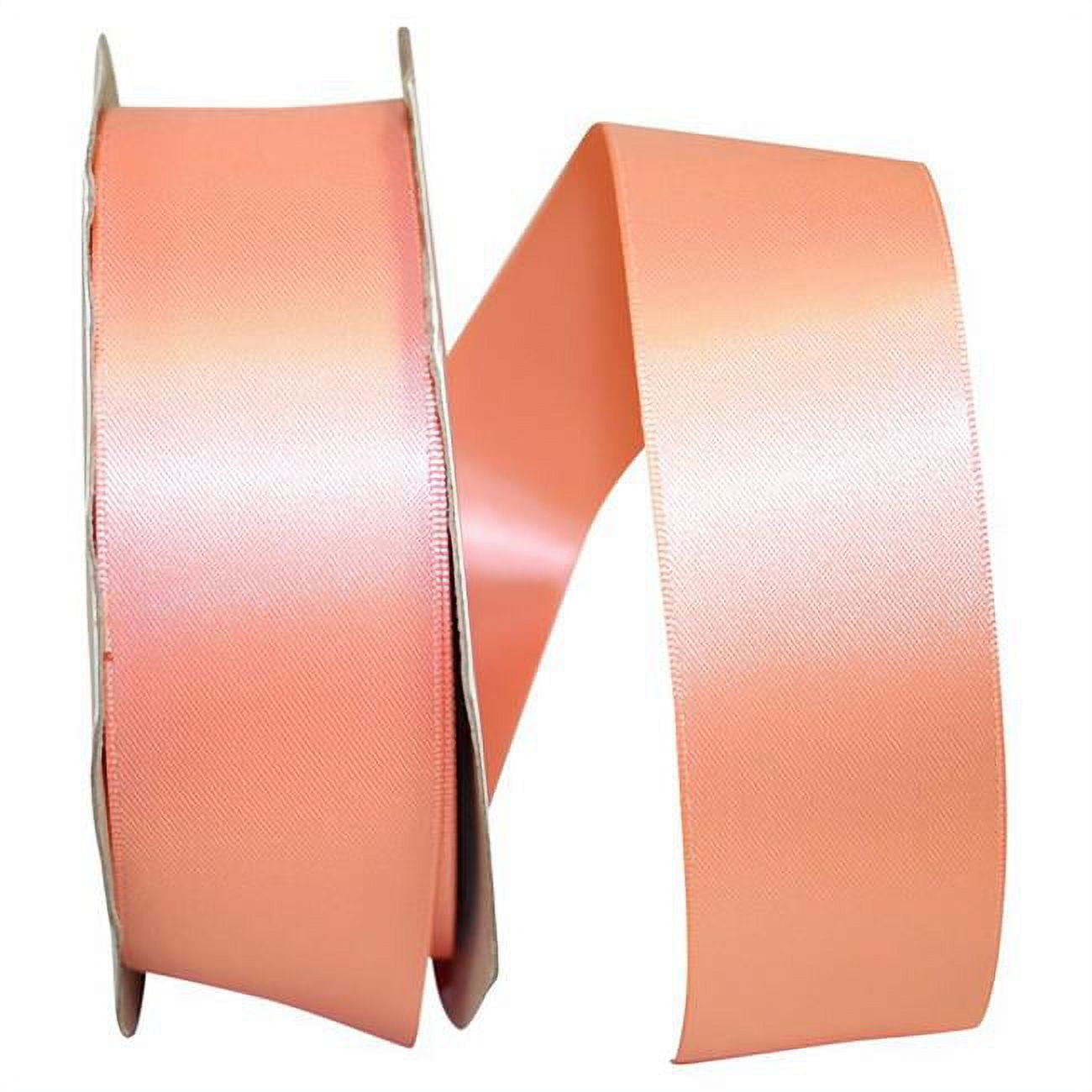 Reliant Ribbon - 4950-062-09K, Double Face Satin - Dfs Ribbon, Peach, 1 ...
