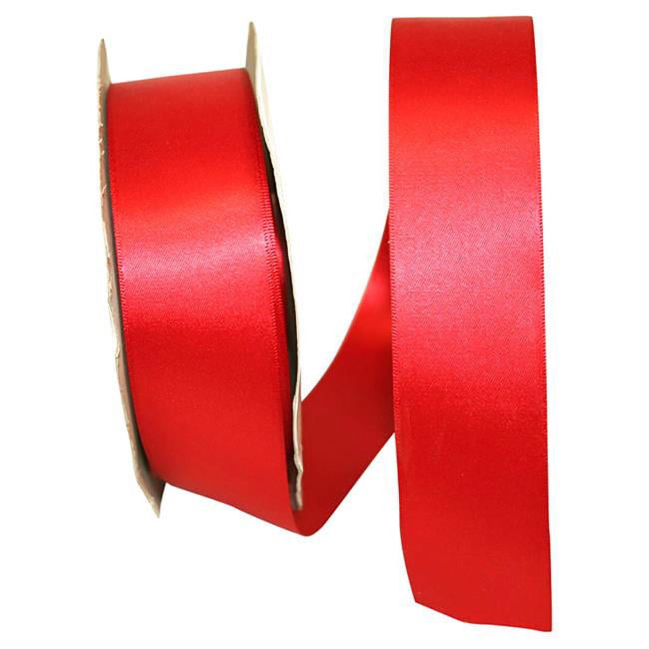 Reliant Ribbon - 4950-065-09K, Double Face Satin - Dfs Ribbon, Red, 1-1 ...