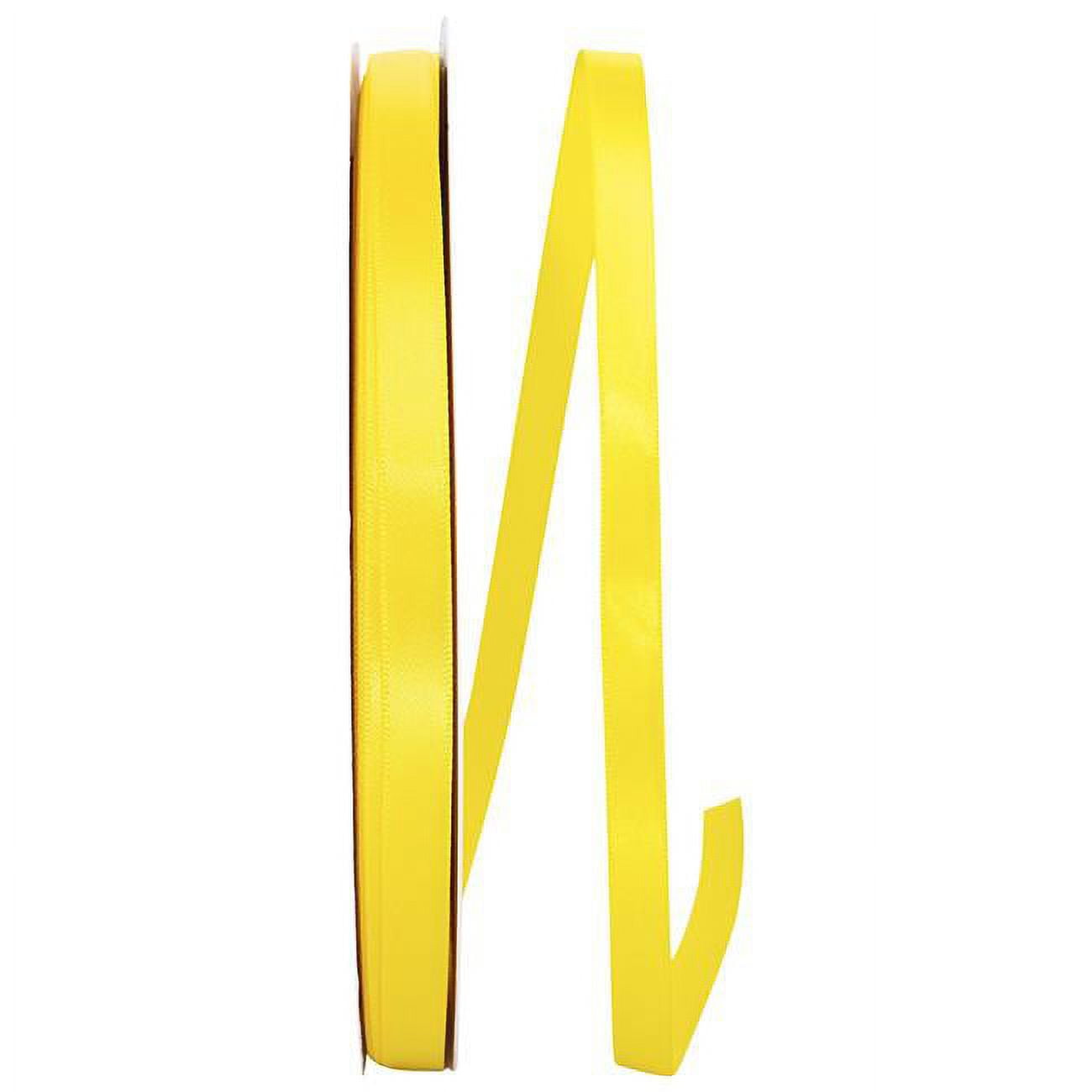 Reliant Ribbon - 4950-079-15C, Double Face Satin - Dfs Ribbon, Yellow ...