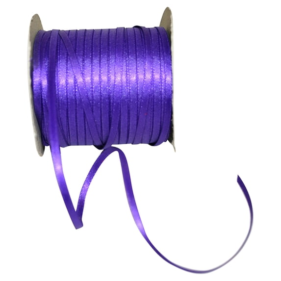Reliant Ribbon - 4950-286-18C, Double Face Satin - Dfs Ribbon, Purple ...