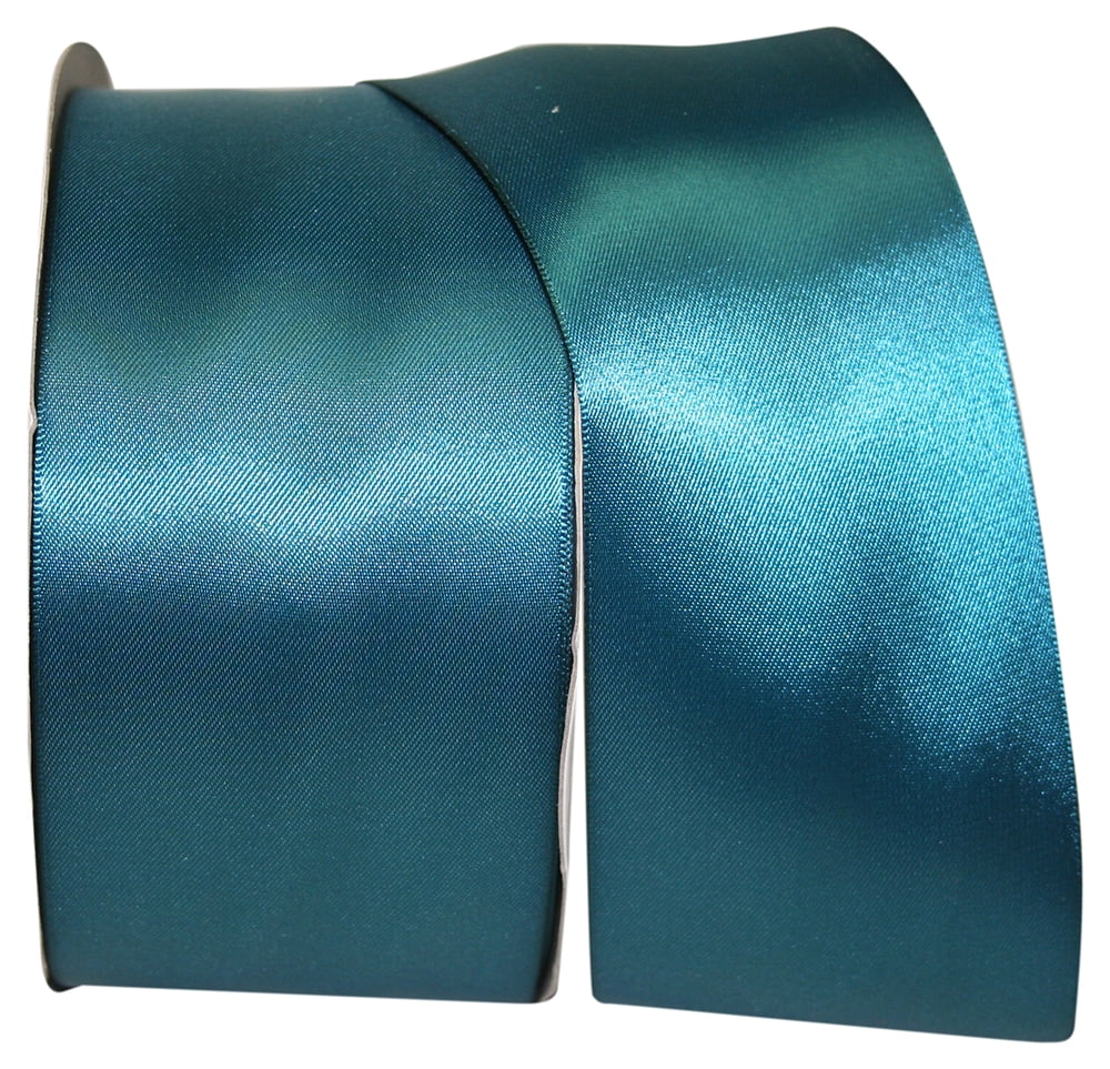 Reliant Ribbon - 4950-916-40K, Double Face Satin - Dfs Ribbon, Teal, 2 ...