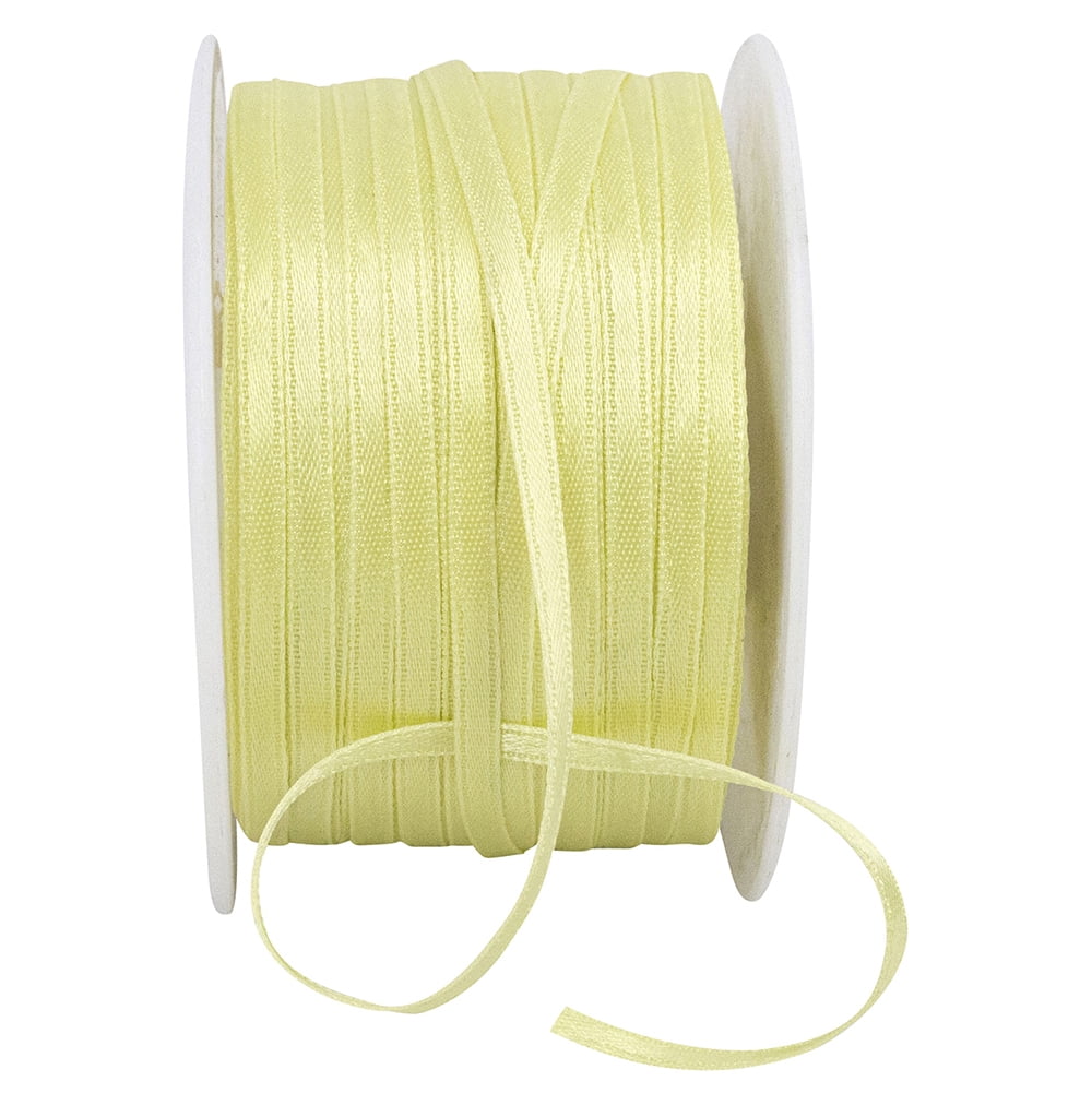 Reliant Ribbon - 4950-927-18C, Double Face Satin - Dfs Ribbon, Maize, 1 ...