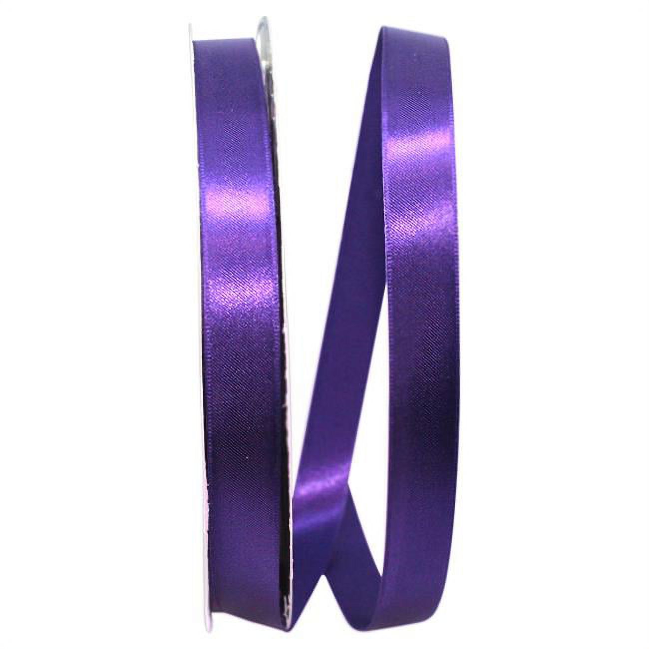 Offray Ribbon, Regal Purple 5/8 inch Metallic Ribbon for Wedding ...