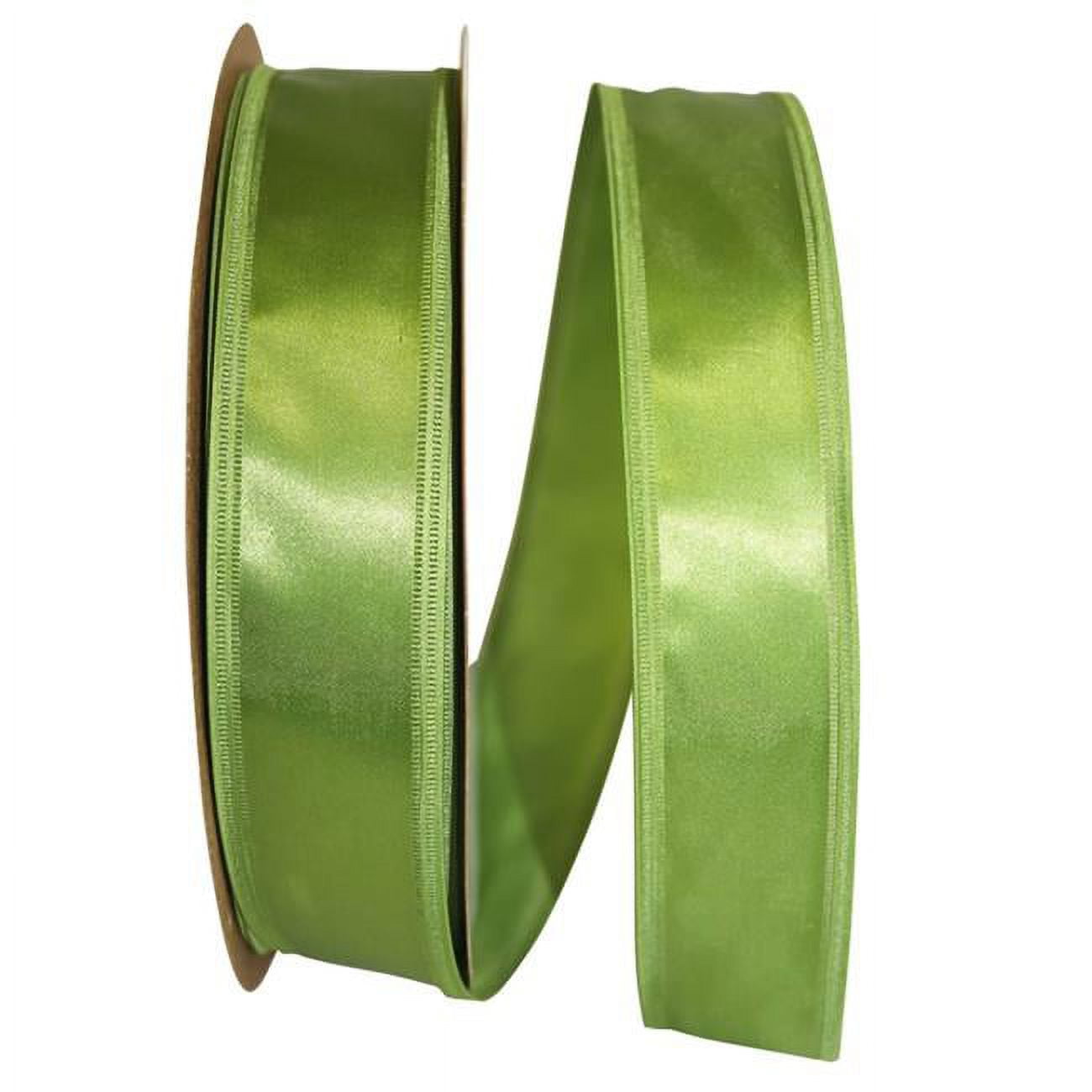 Reliant Ribbon - 5102W-043-09C, Soft Satin Ez Wired Edge Ribbon, Moss ...