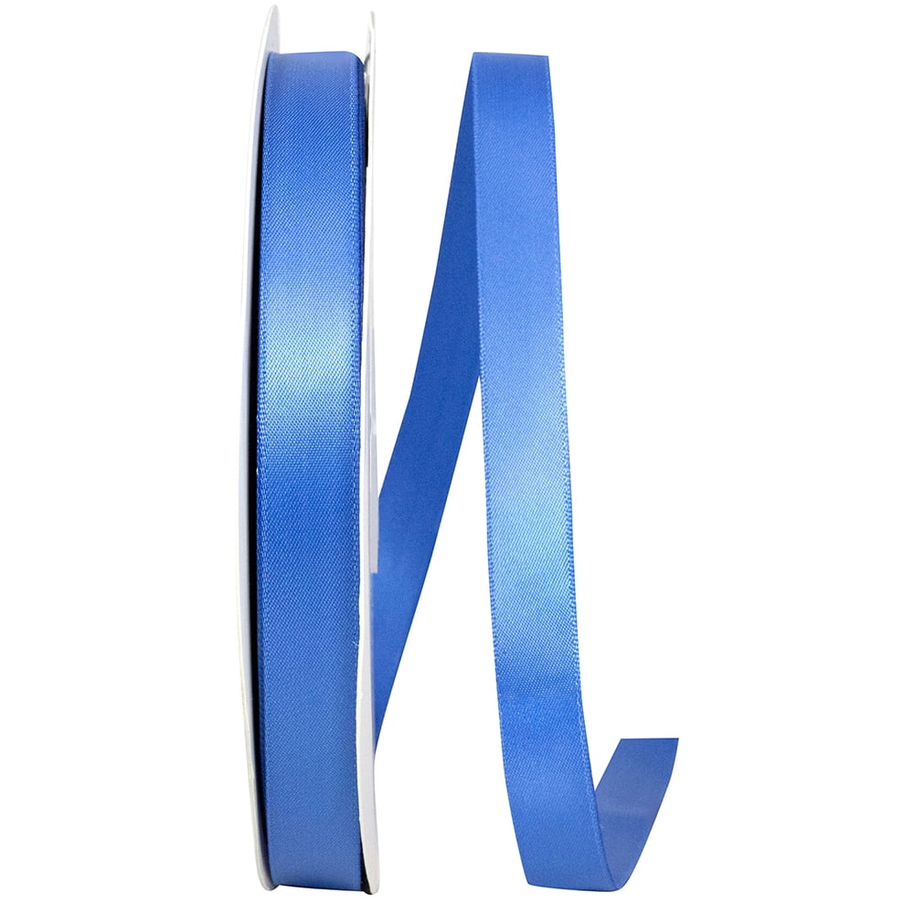 Reliant Ribbon - 5150-050-03C, Single Face Sfs Satin Ribbon, Royal, 5/8 ...