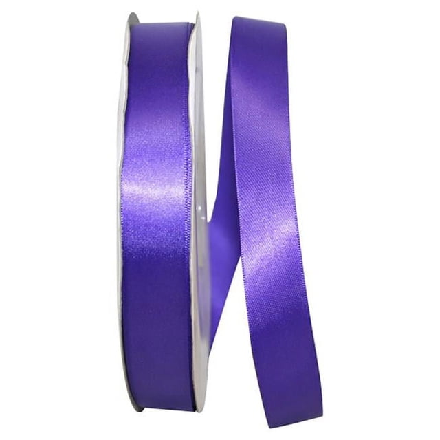 Reliant Ribbon - 5150-286-05C, Single Face Sfs Satin Ribbon, Purple ...