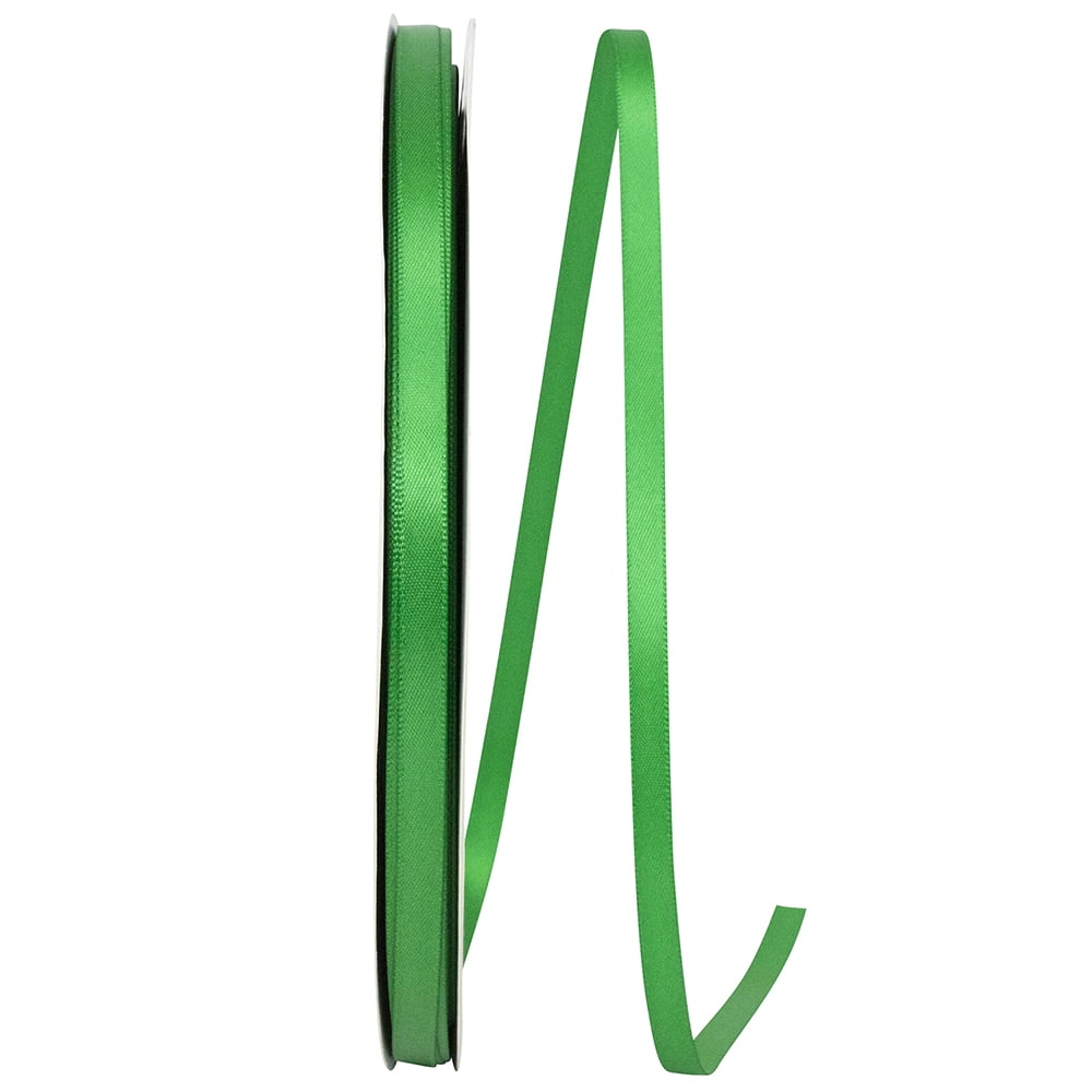 Reliant Ribbon - 5150-510-01C, Single Face Sfs Satin Ribbon, Emerald, 1 ...
