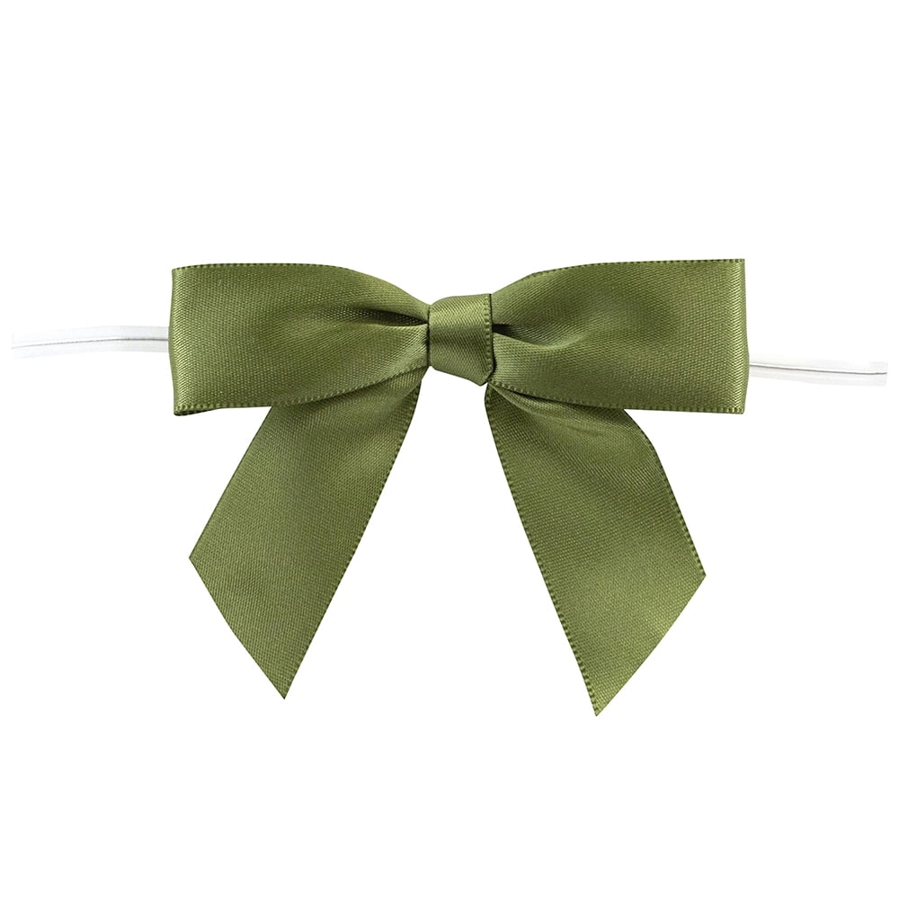 Reliant Ribbon - 5170-04305-3X2, Satin Twist Tie Bows - Large Bows ...