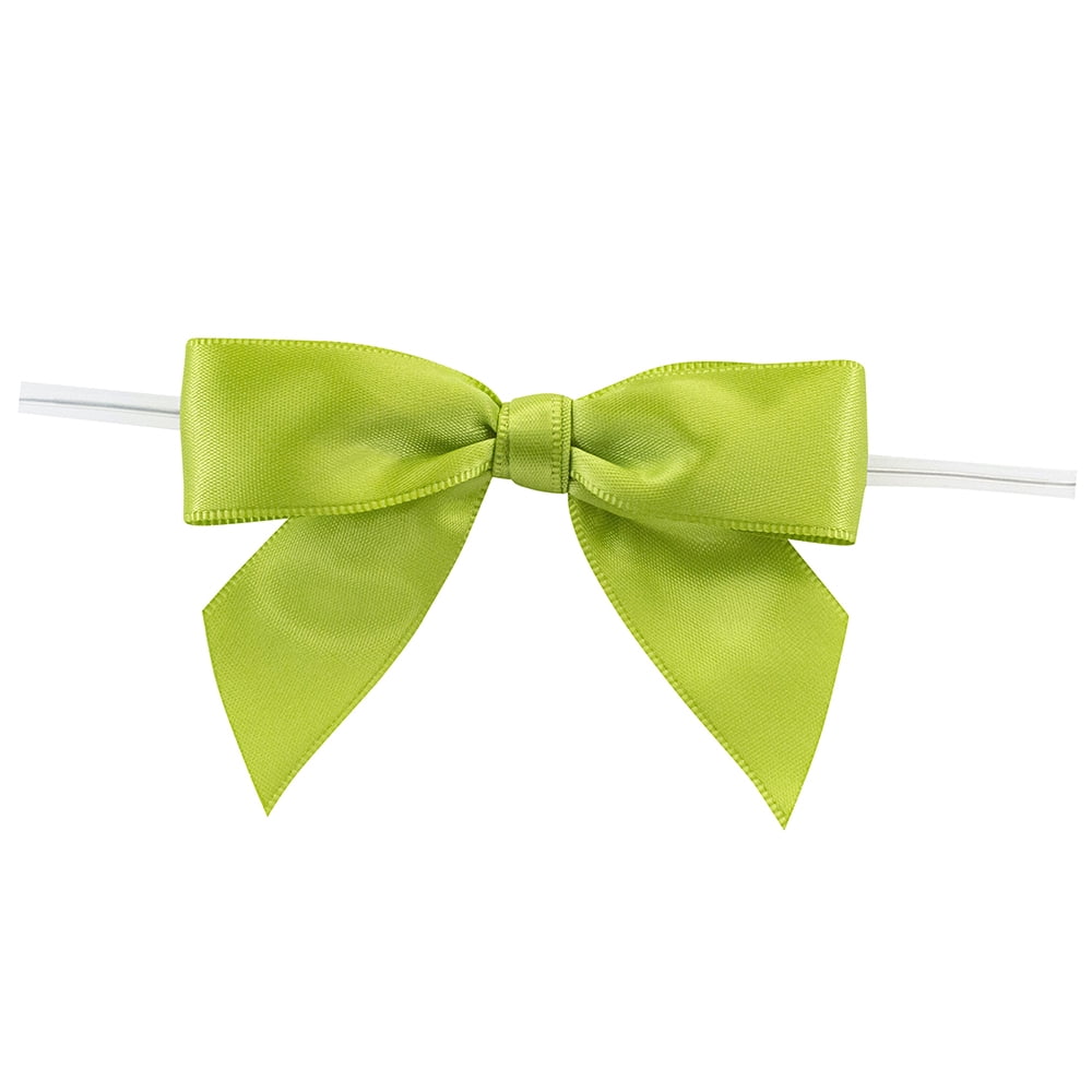 Reliant Ribbon - 5170-53505-3X2, Satin Twist Tie Bows - Large Bows ...
