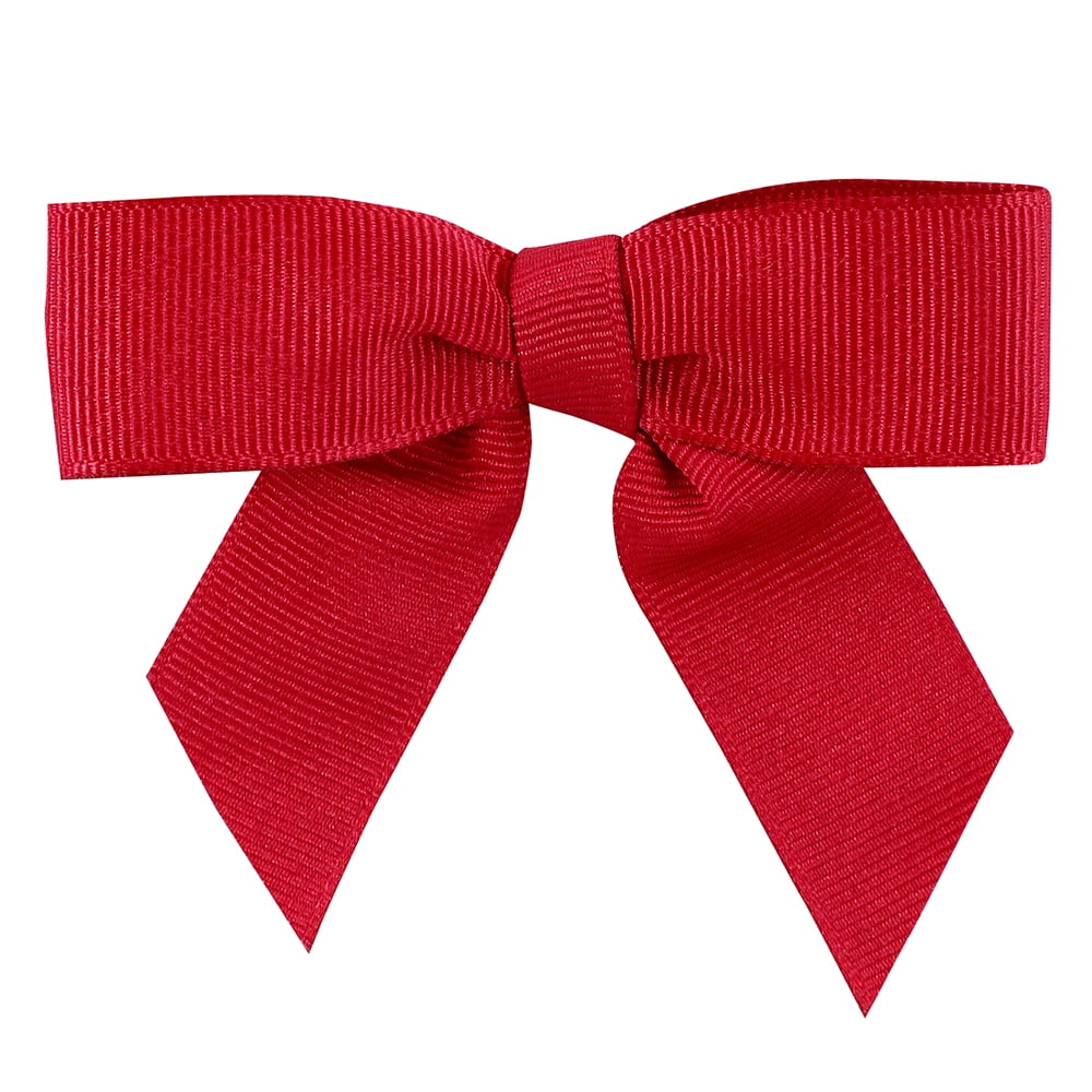 Reliant Ribbon - 5173-08405-3X2, Grosgrain Twist Tie Bows - Large Bows ...
