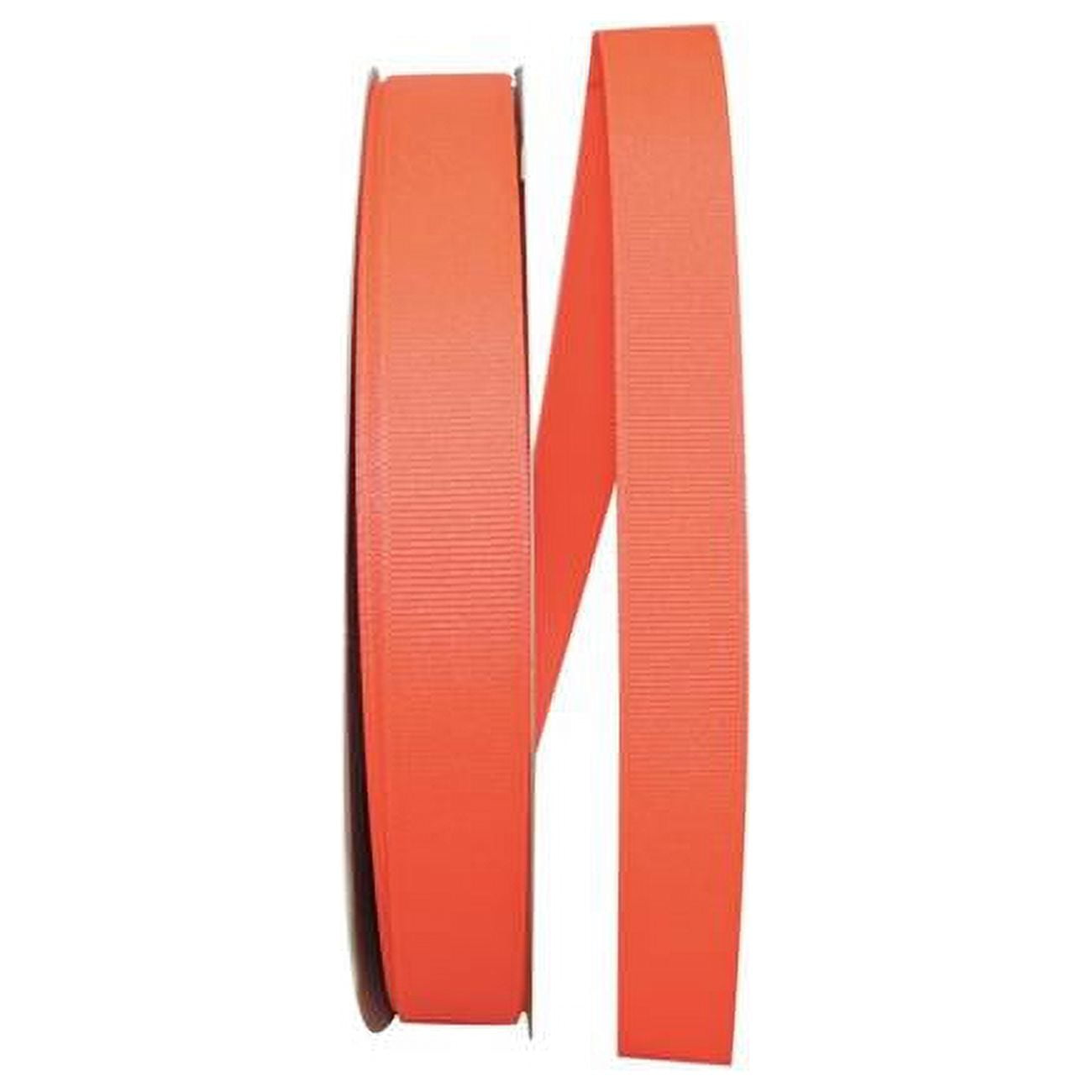 Reliant Ribbon - 5200-011-05C, Grosgrain Texture Ribbon, Neon Orange, 7 ...