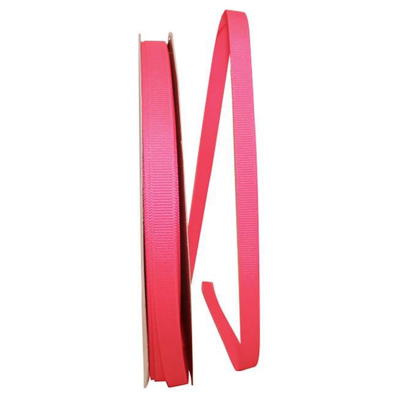 Reliant Ribbon - 5200-024-15C, Grosgrain Texture Ribbon, Neon Pink, 3/8 ...