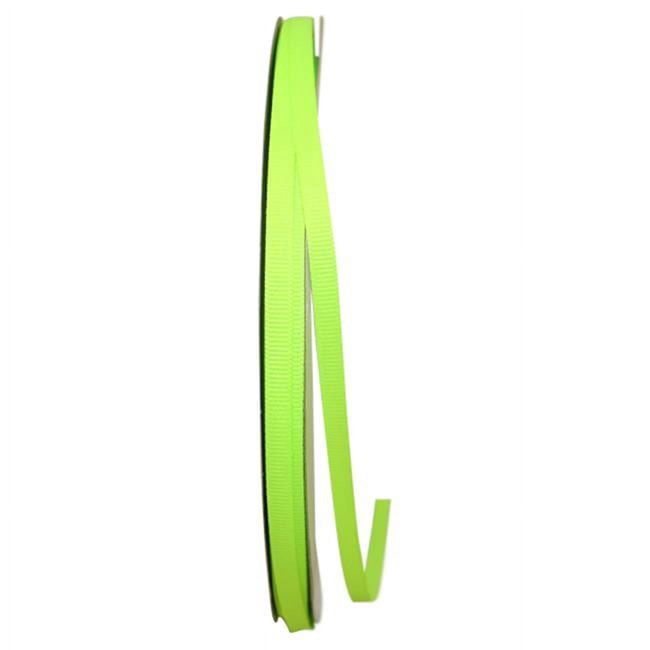 Reliant Ribbon - 5200-026-01C, Grosgrain Texture Ribbon, Neon Yellow, 1 ...