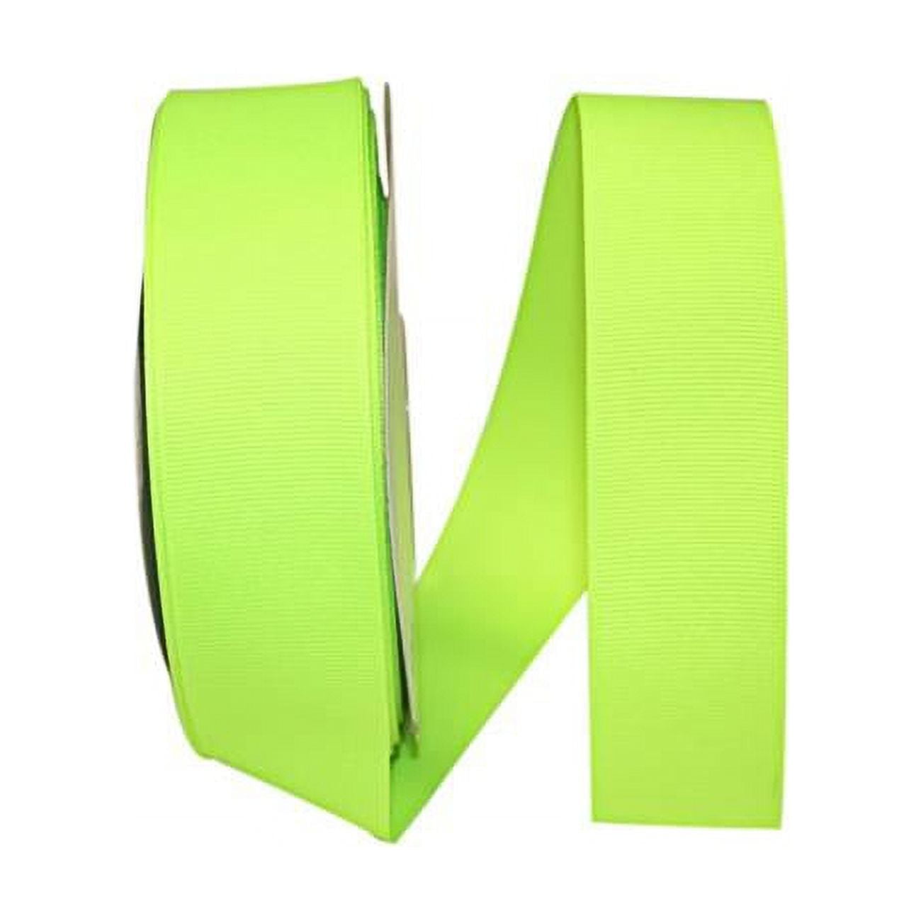 Reliant Ribbon - 5200-026-09K, Grosgrain Texture Ribbon, Neon Yellow, 1 ...