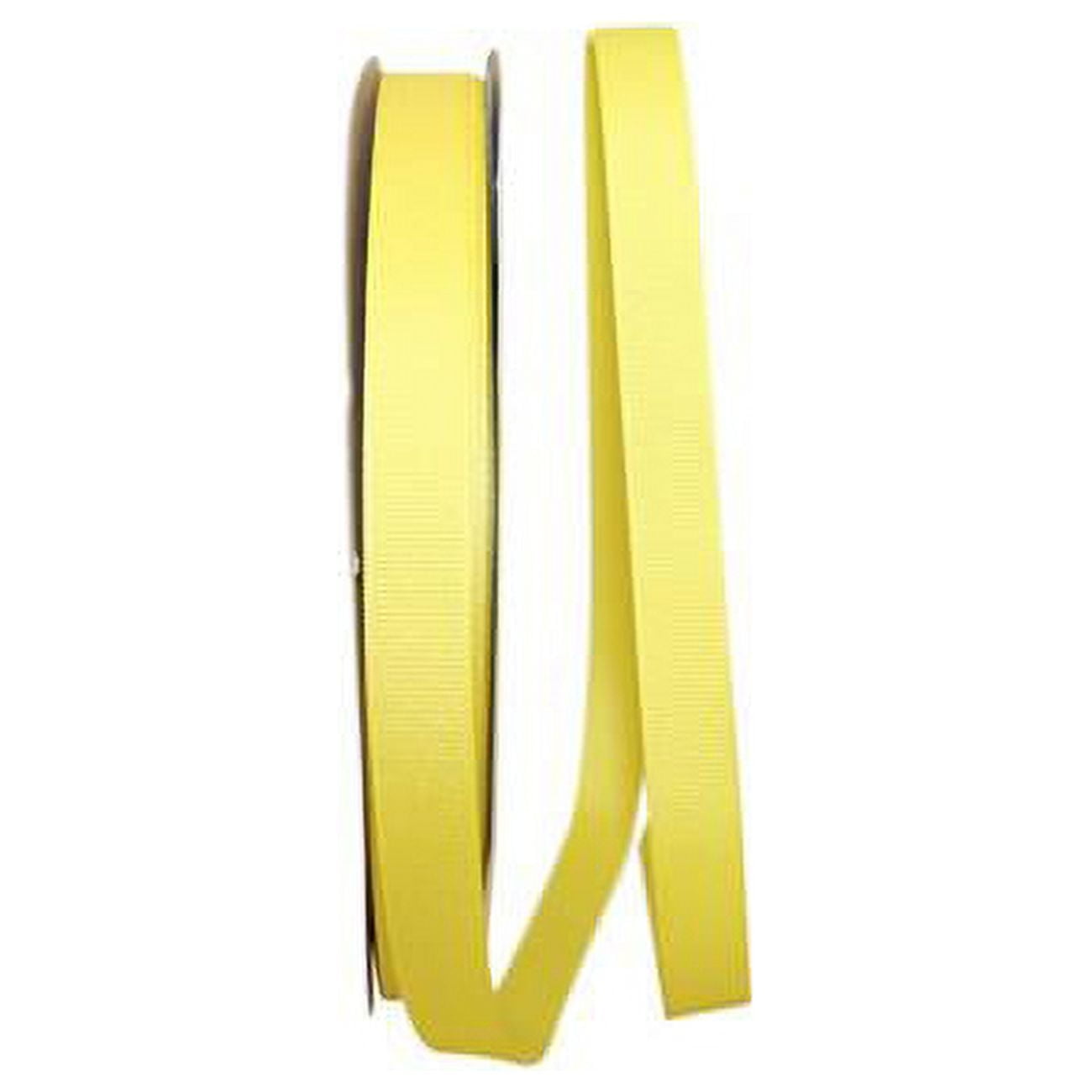 Reliant Ribbon - 5200-640-03C, Grosgrain Texture Ribbon, Lemon, 5/8 ...