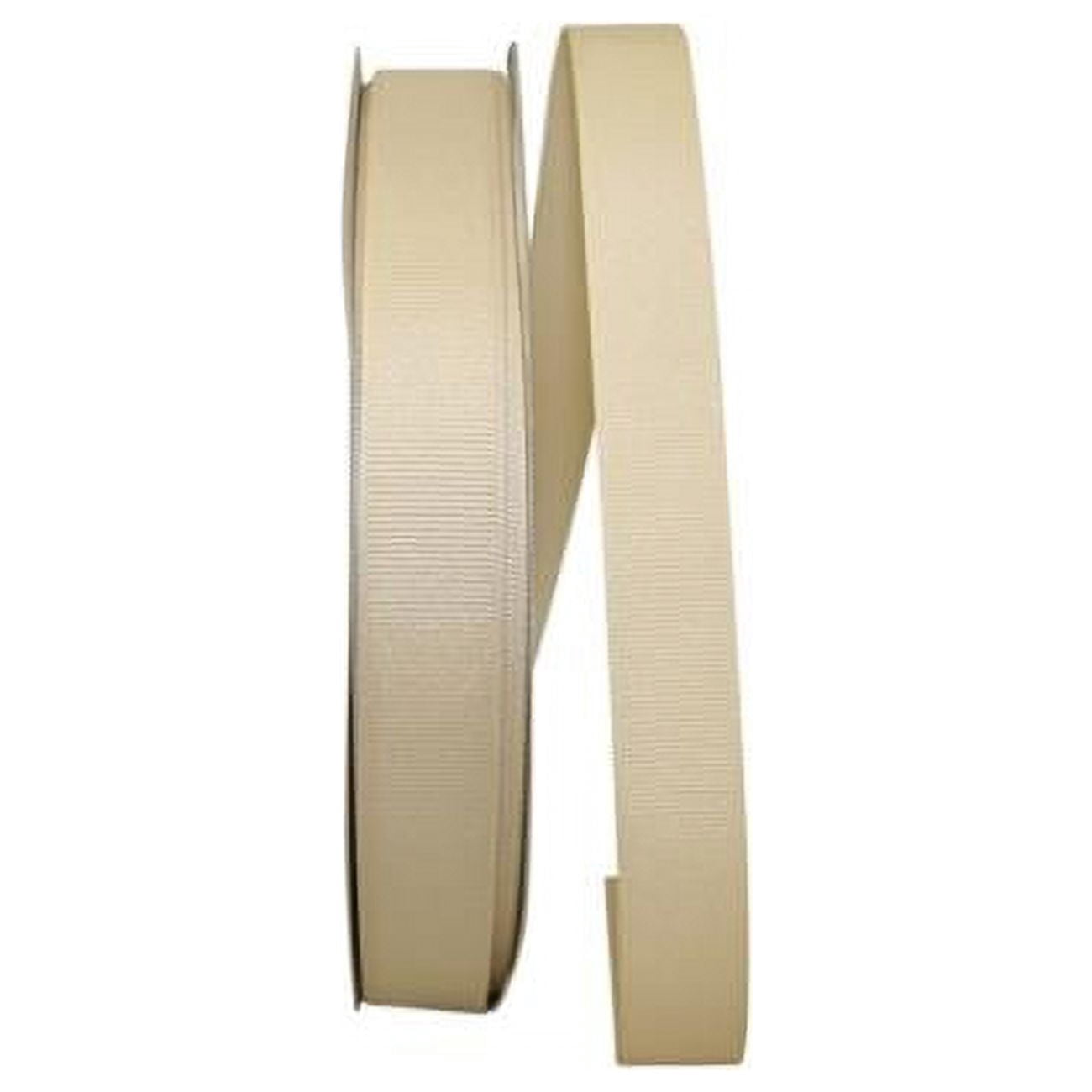 Reliant Ribbon - 5200-750-05C, Grosgrain Texture Ribbon, Natural, 7/8 ...