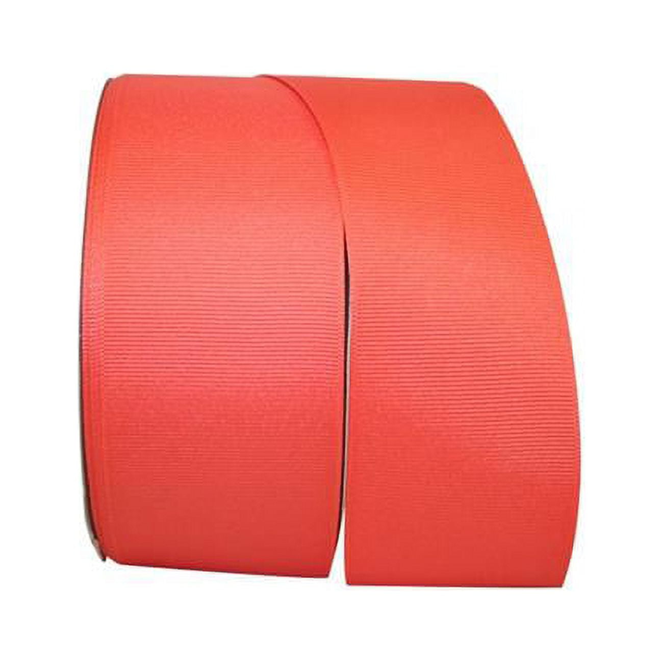 Reliant Ribbon - 5200-907-16K, Grosgrain Texture Ribbon, Coral, 2-1/4 ...