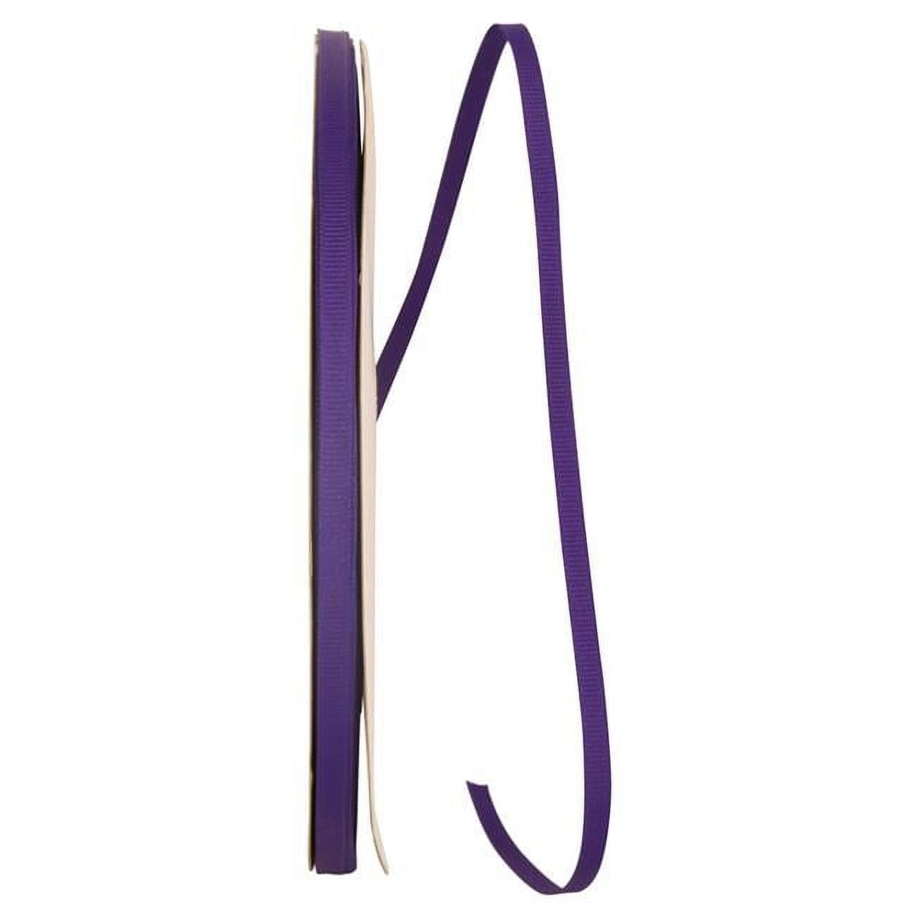 Reliant Ribbon - 5200-914-01C, Grosgrain Texture Ribbon, Regal Purple ...