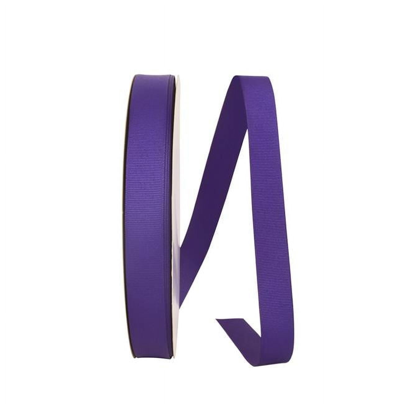 Reliant Ribbon - 5200-914-05C, Grosgrain Texture Ribbon, Regal Purple ...