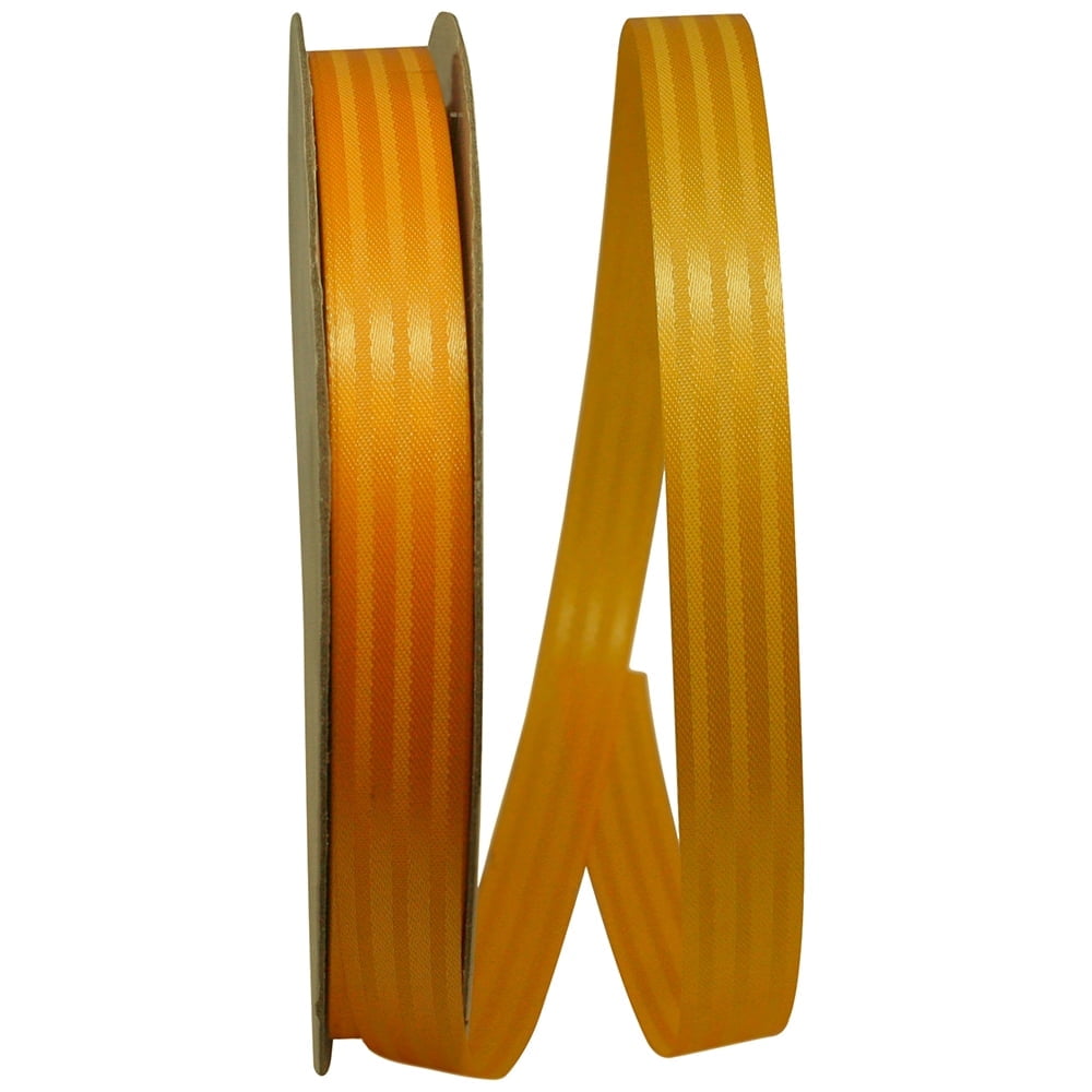 Reliant Ribbon - 5800-035-03C, Tuxedo Stripes Ribbon, Gold, 5/8 Inch ...