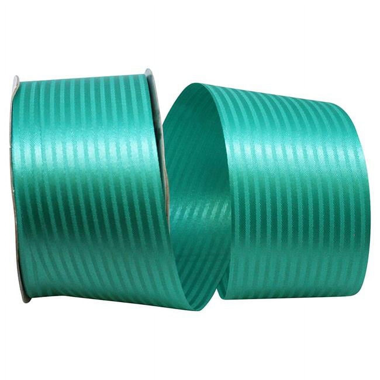 Reliant Ribbon - 5800-916-40K, Tuxedo Stripes Ribbon, Teal, 2-1/2 Inch ...
